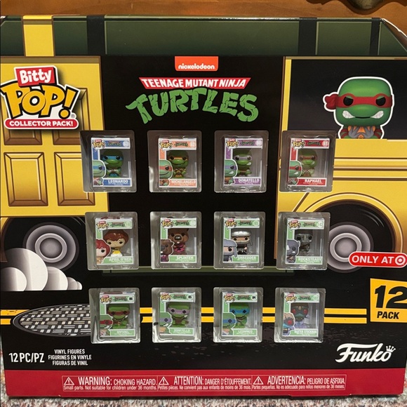Funko | Toys | Funko Bitty Pop Tmnt 2pk Collector Teenage Mutant Ninja ...